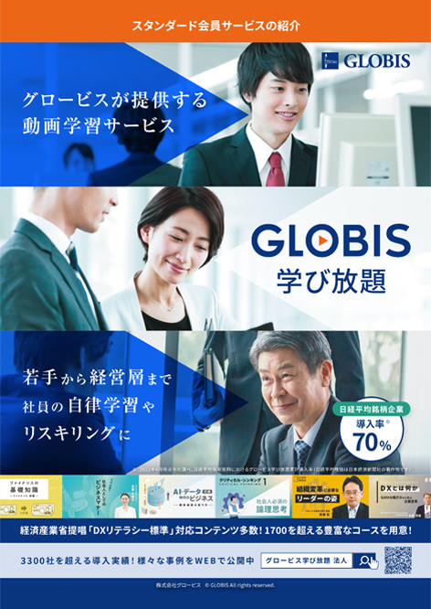 動画学習サービス「GLOBIS 学び放題」の紹介｜ひろぎんカレントクラブ